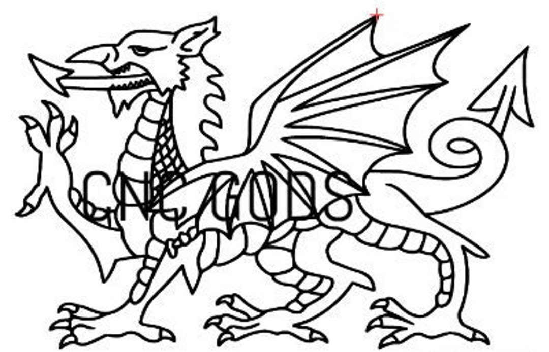 Welsh Dragon Svg - Etsy UK