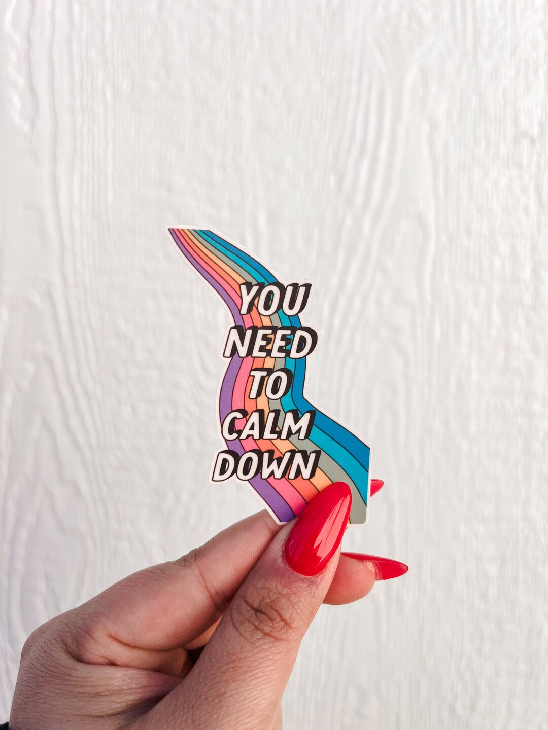 You Need to Calm Down Sticker Taylor - Etsy