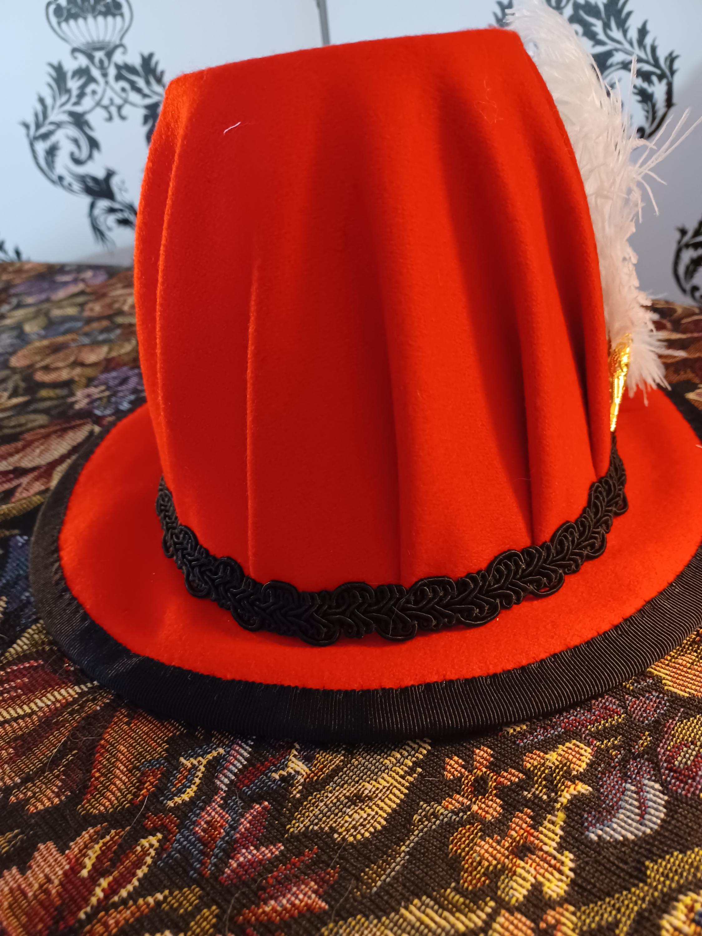 Jane's Red Wool Pleated Hat - Etsy