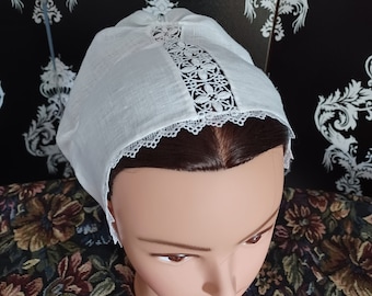 Linen Coif Late Medieval/ Early Tudor Period Style Cap. - Etsy