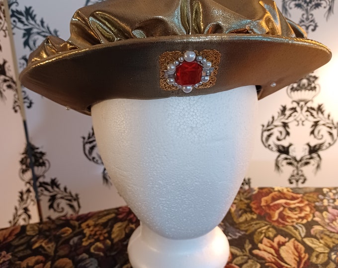 Shiny Gold Tudor Bonnet - Etsy