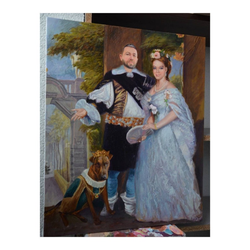 Art Commission Royal Portrait Painting Custom Portrait in - Etsy