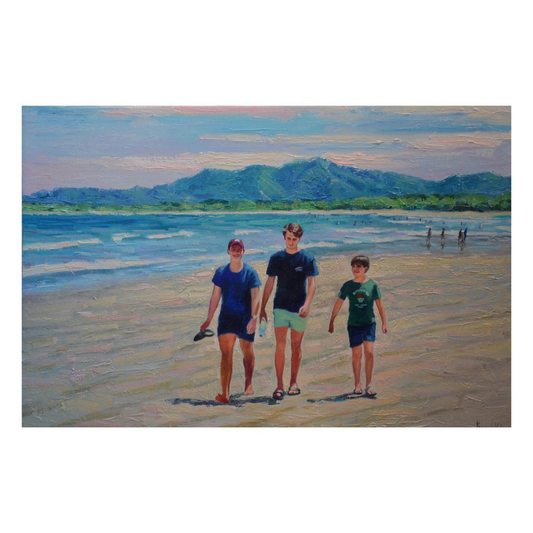 Custom Family Oil Portrait From Photo Custom Family Portrait Custom ...