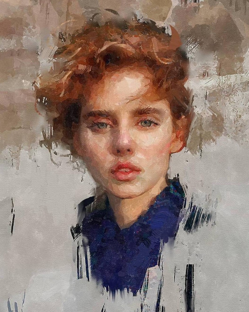 Commission Portrait From Photo Custom Portrait Painting - Etsy