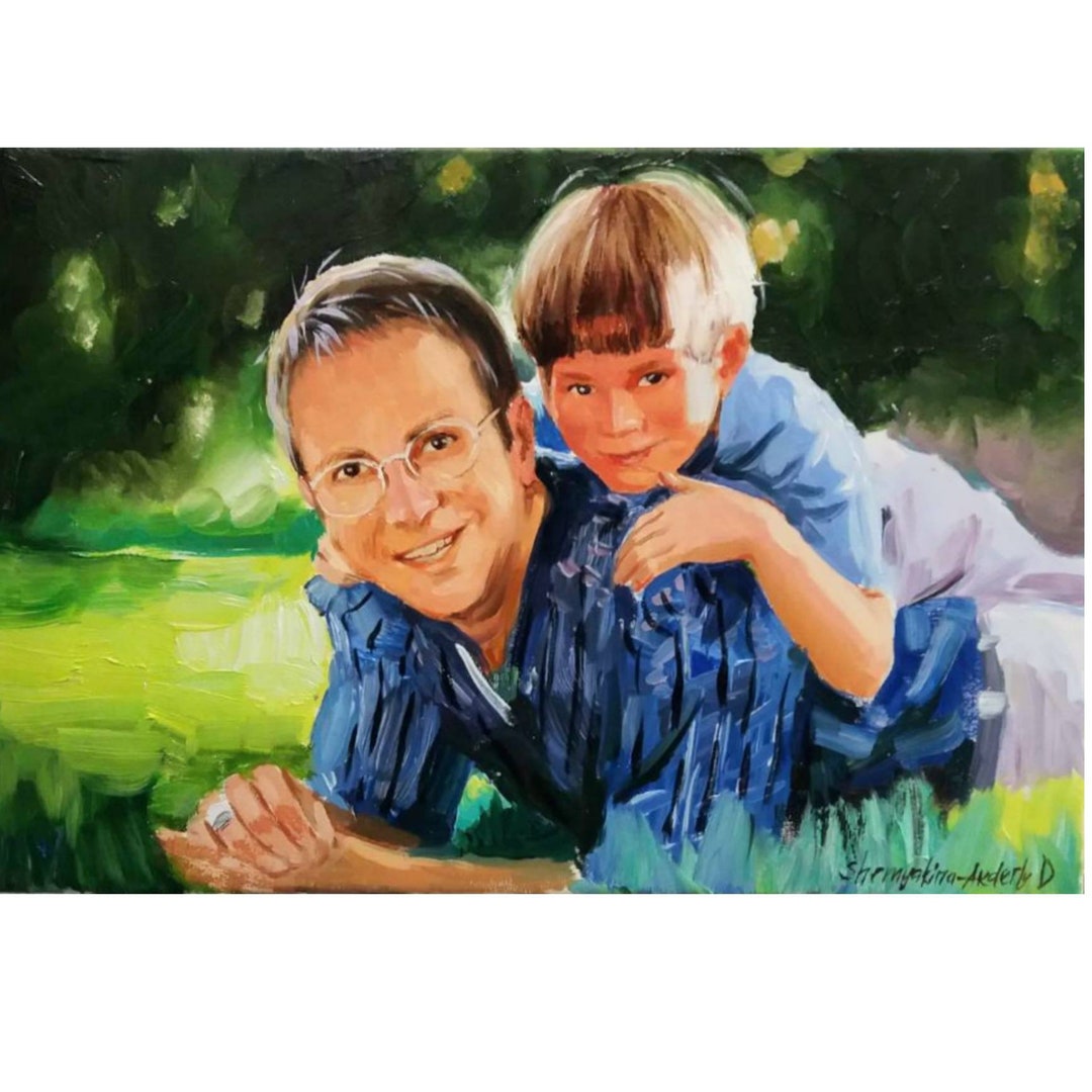 Custom Oil Painting From Photo Custom Oil Painting Custom Oil Portrait ...