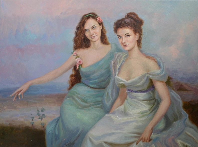 Custom Royal Oil Portrait, Renaissance Family Art, Christmas Gift - Etsy UK