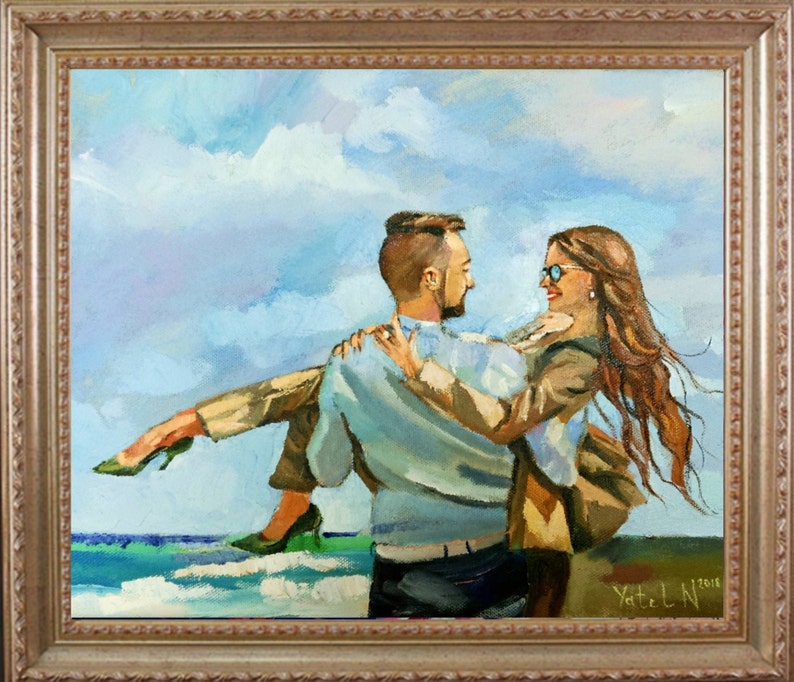 Custom Oil Painting From Photo: Personalized Portrait Art - Etsy