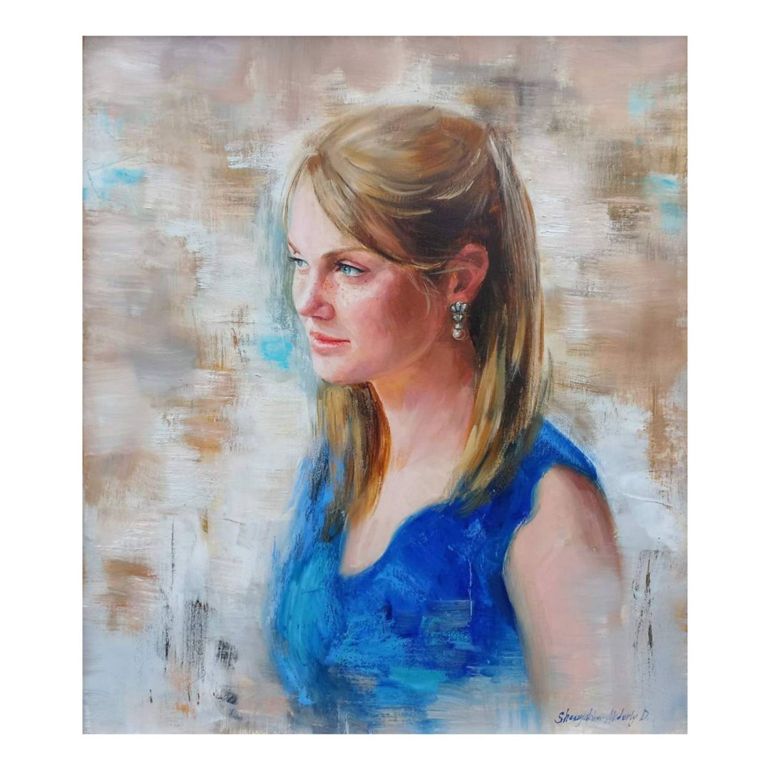 Commission Portrait From Photo Custom Portrait Painting Commission ...