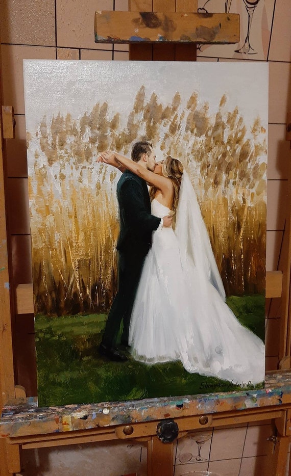 Wedding portrait painting 60 photos - Astyledwedding.com