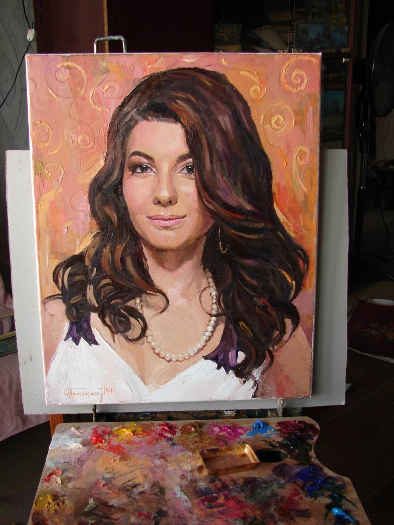 Custom Portrait Painting From Photocustom Oil Paintingcustom - Etsy