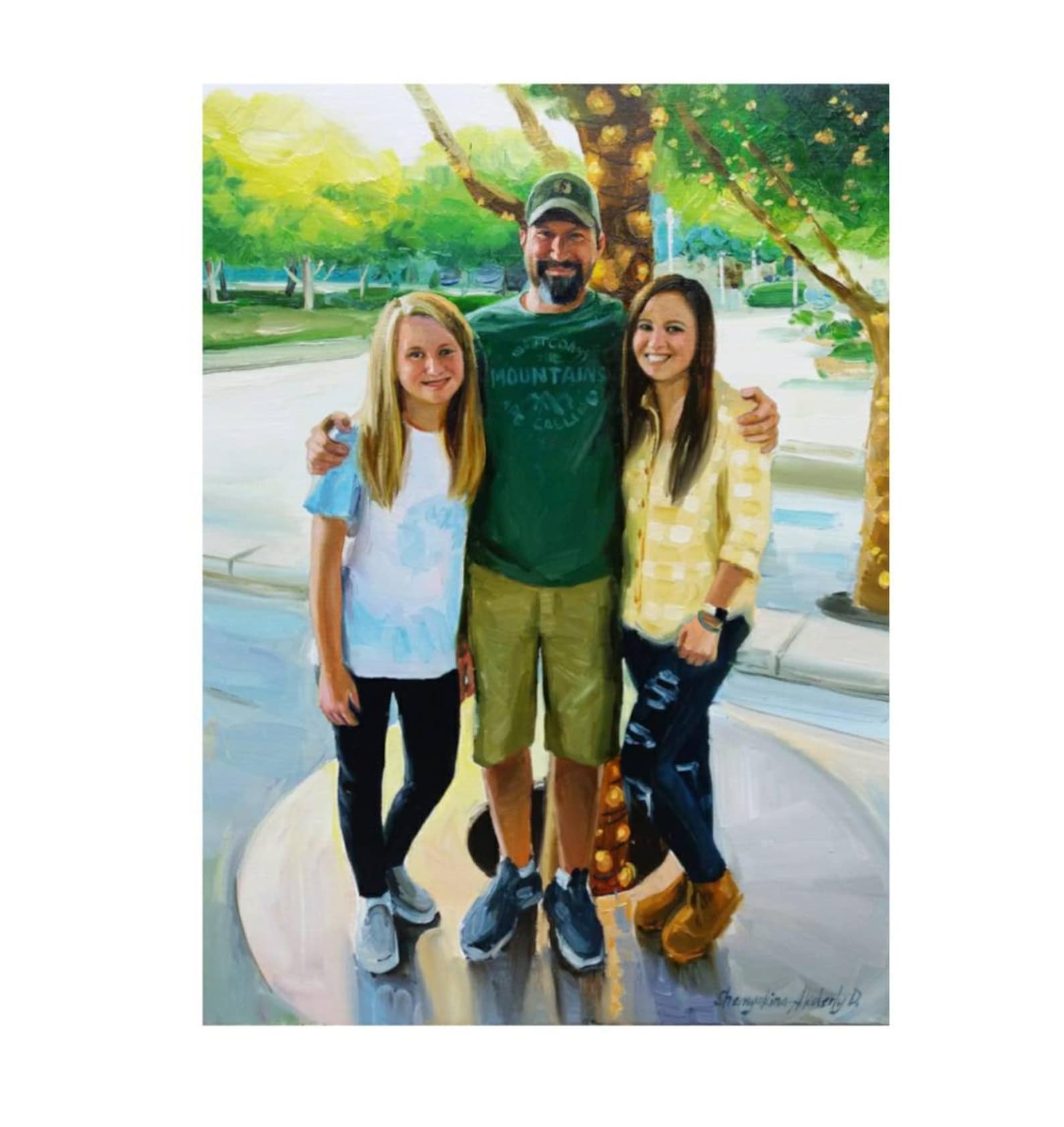 Commission Portrait From Photo Custom Portrait Painting | Etsy