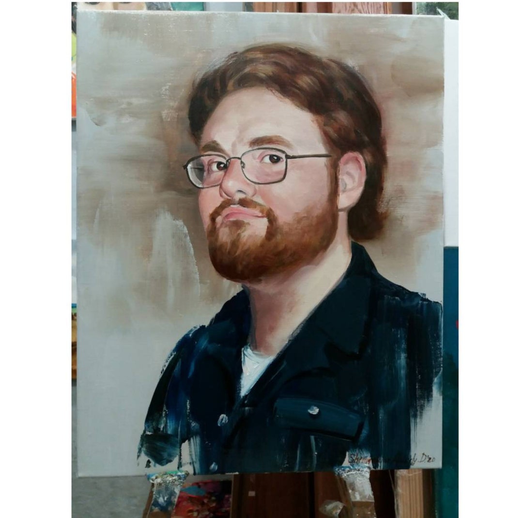 Commission Painting,custom Portrait Painting on Canvas,custom Oil ...