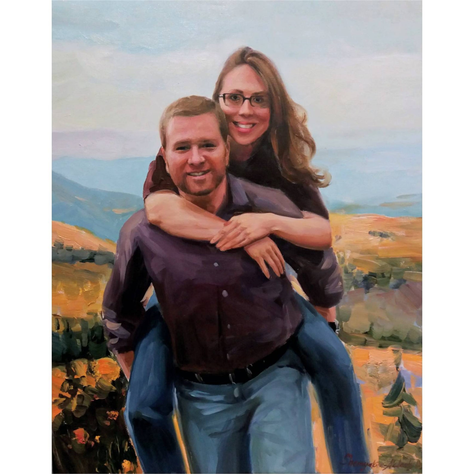 Commission Portrait From Photo Custom Portrait Painting - Etsy
