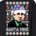 Ugly Christmas Sweater the Office Santa Mike Unisex Sweatshirt | Etsy