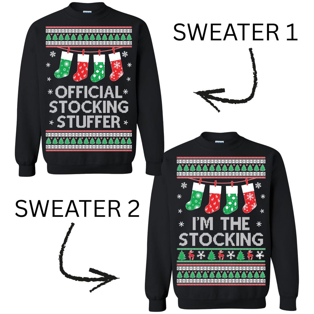 Couples Ugly Christmas Sweater Official Stocking Stuffer | I'm the ...