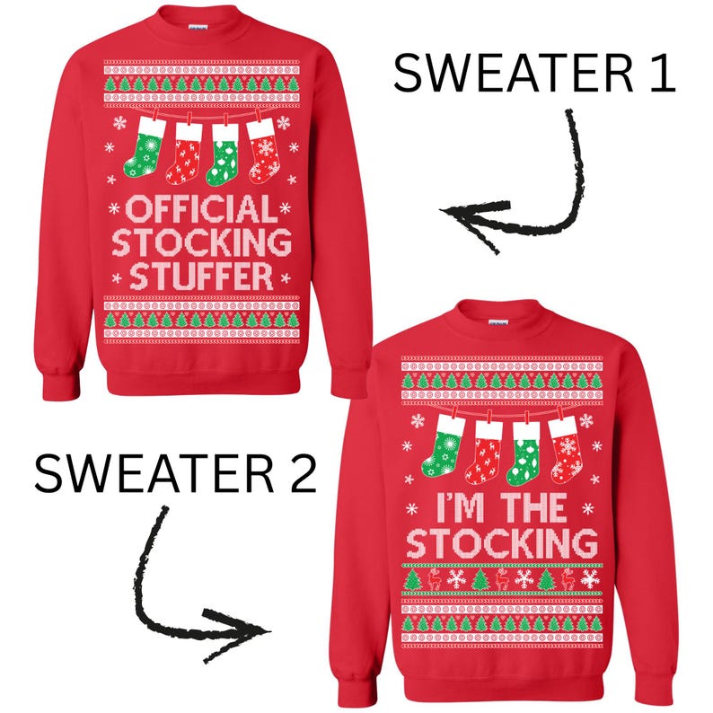 Couples Ugly Christmas Sweater Official Stocking Stuffer | I'm the ...
