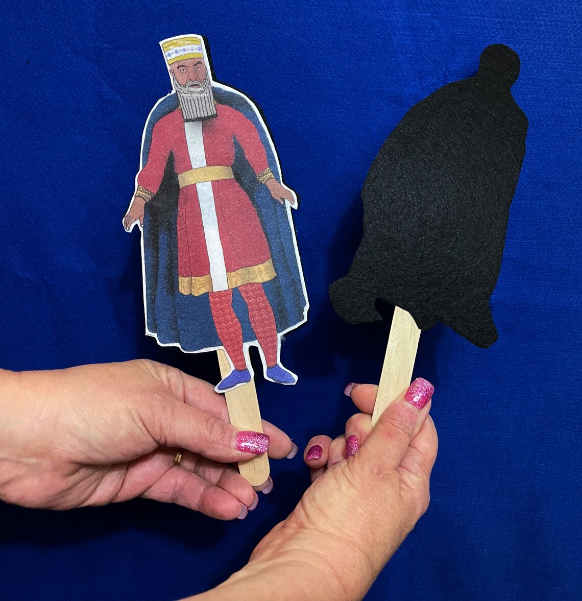 Purim Character Puppet Set - Etsy