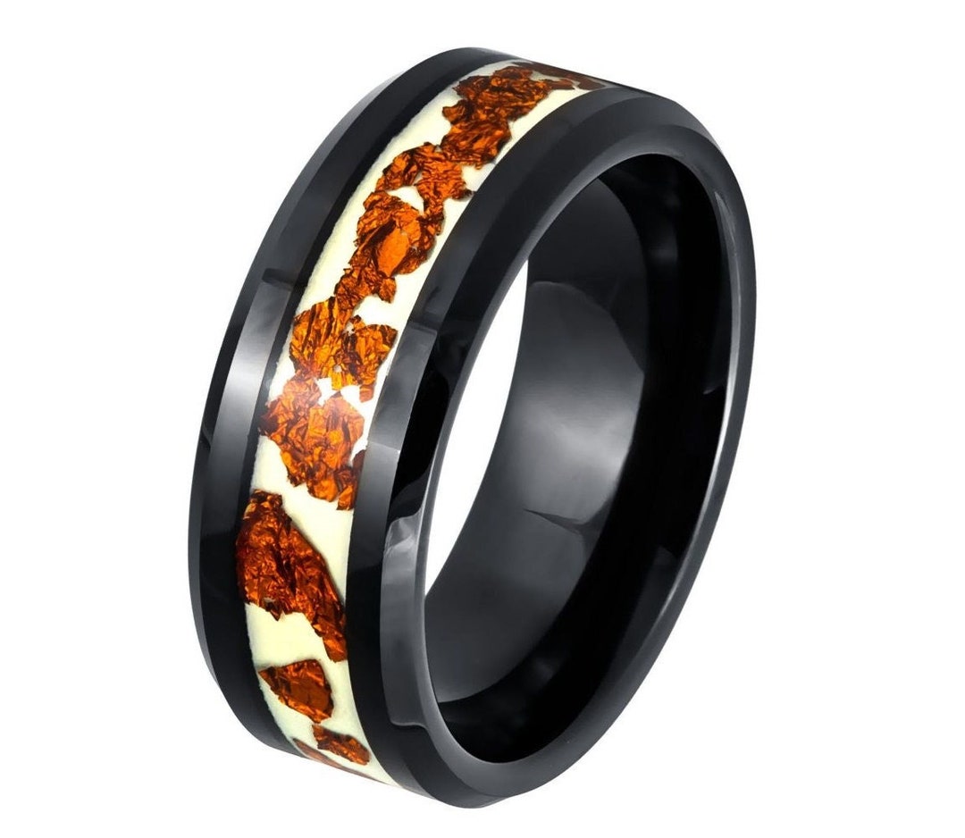 Copper Wedding Ring,tungsten Wedding Ring,black Tungsten Ring ...