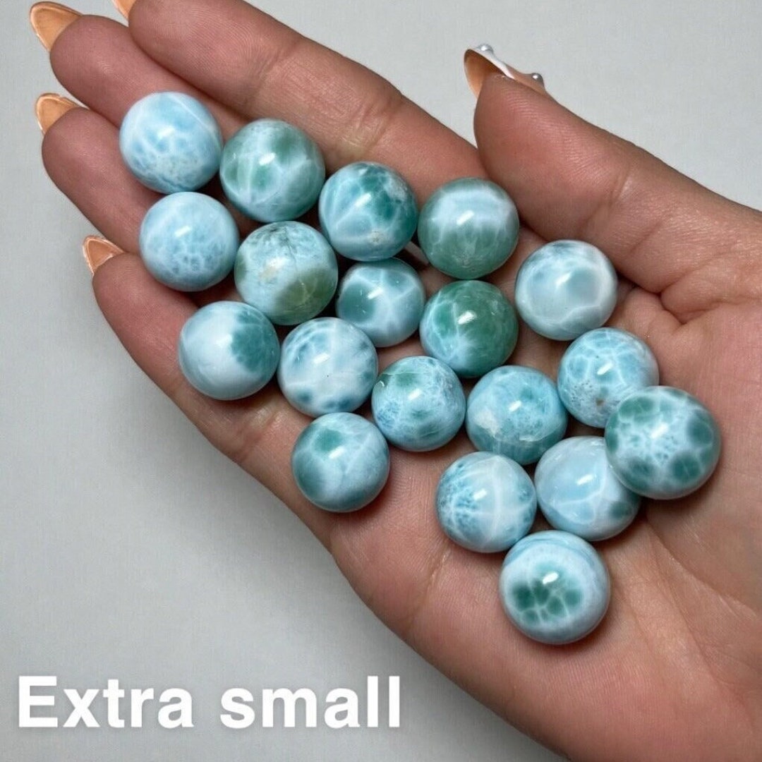 Larimar Sphere From the Dominican Republic - Etsy