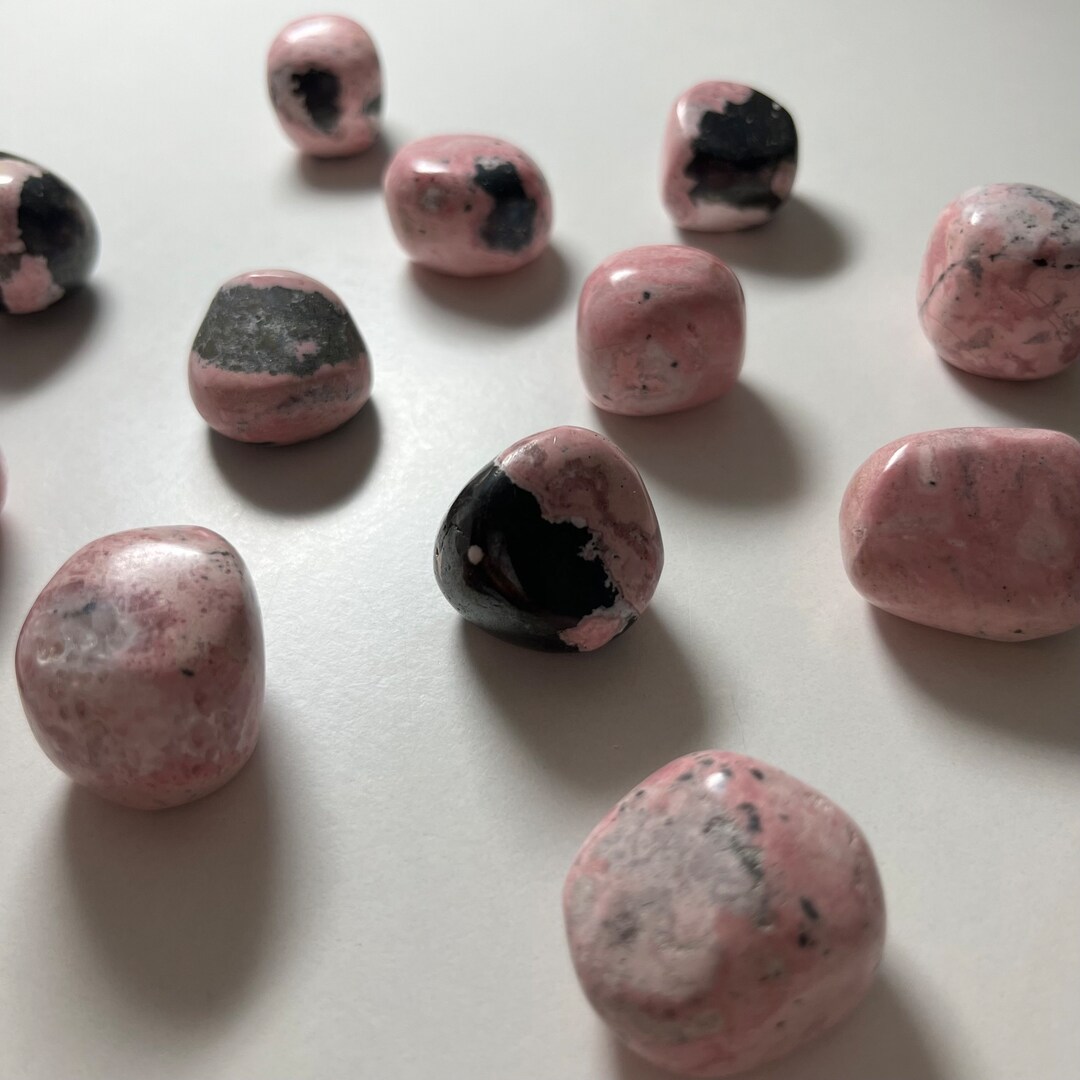 Rhodonite Tumble, Peru - Etsy