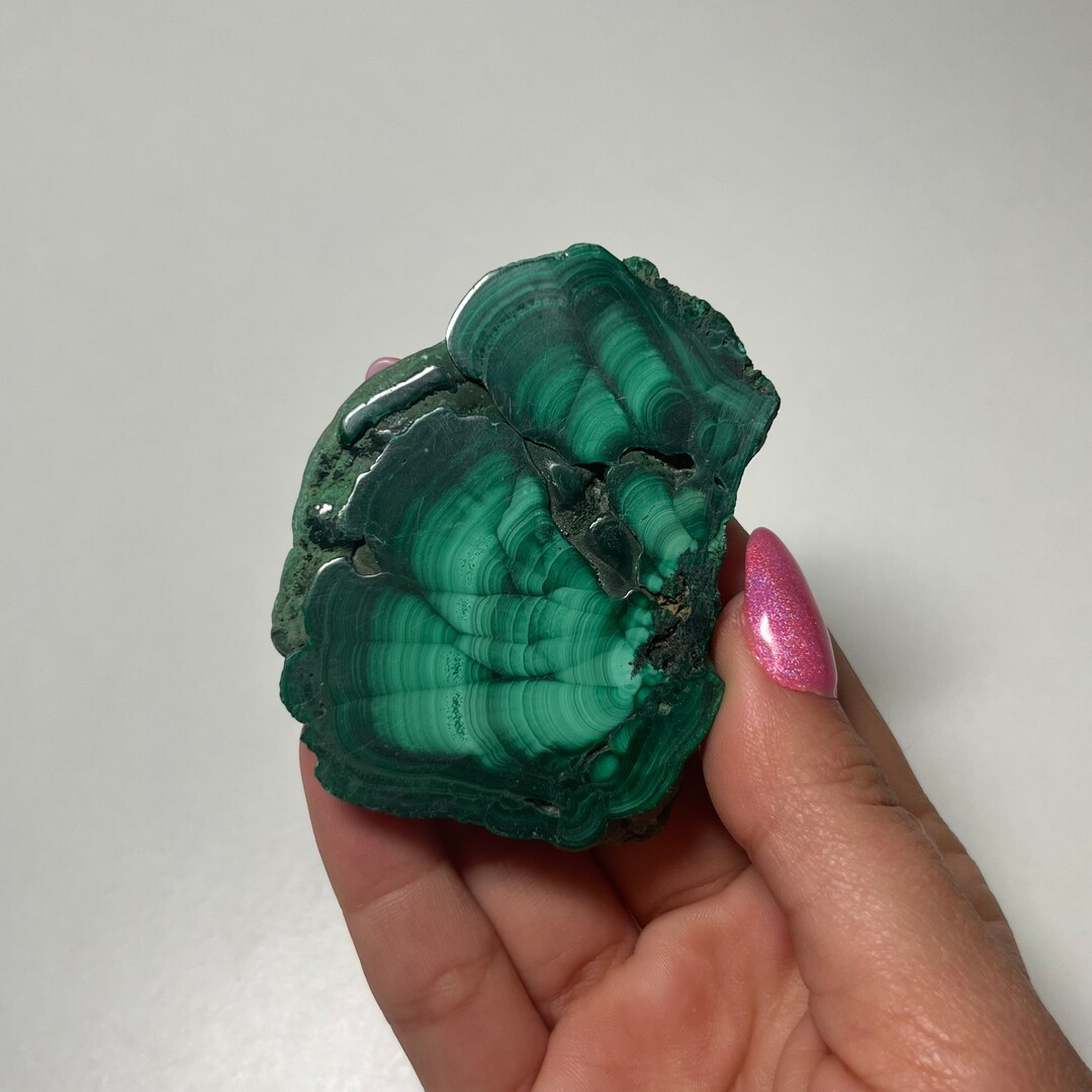 Polished Malachite Slab - Etsy
