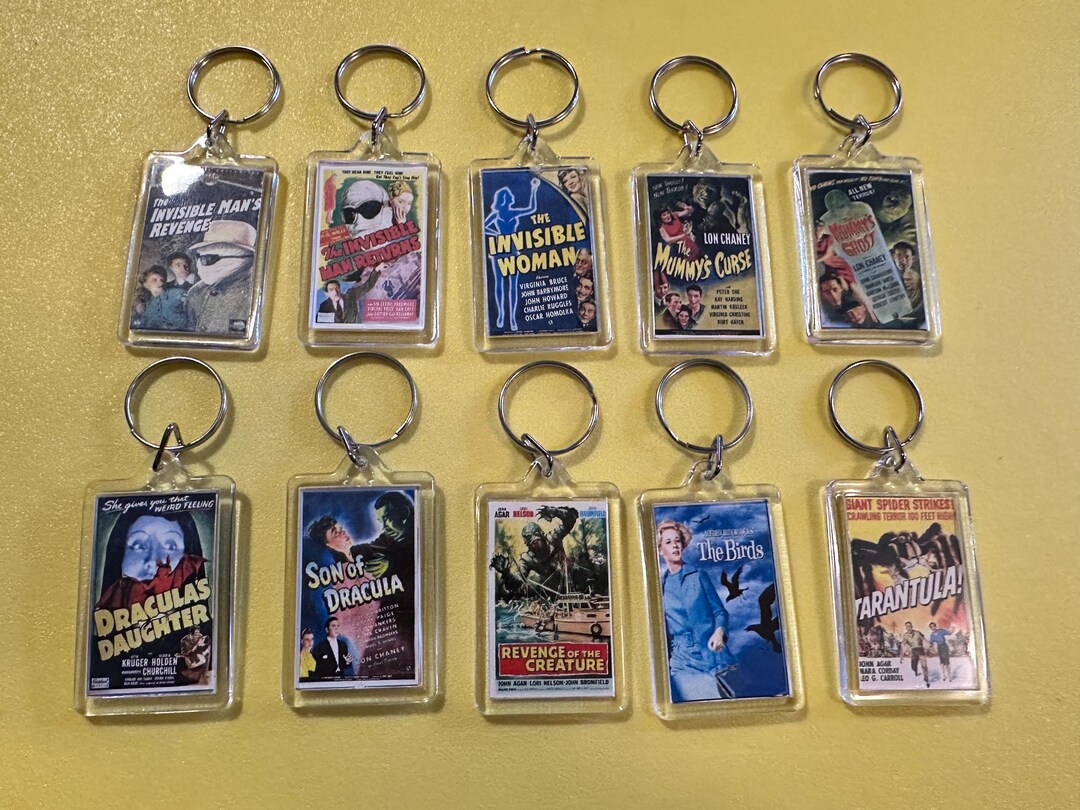 Classic Movie Keychains - Etsy
