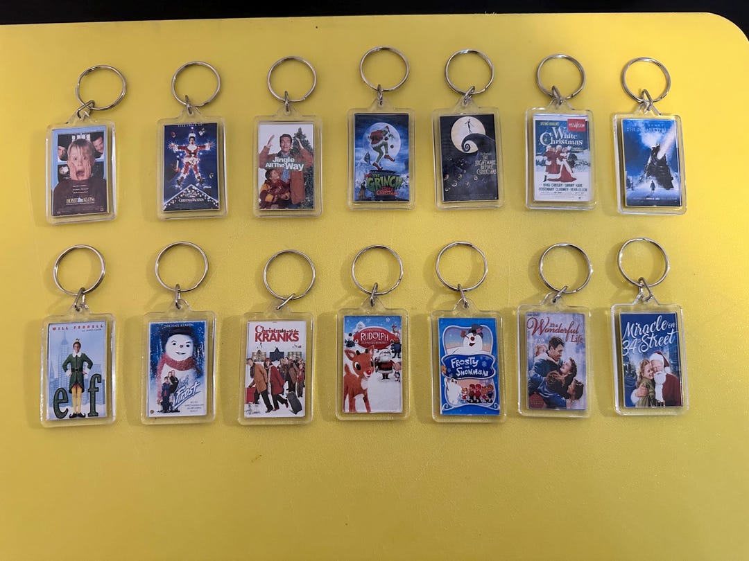 Christmas Movie Themed Keychains - Etsy