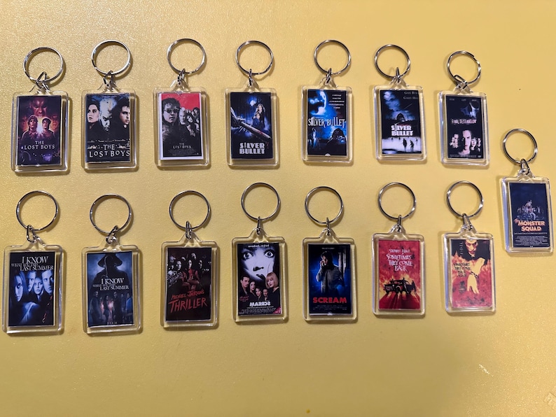 Horror Movie Keychains - Etsy