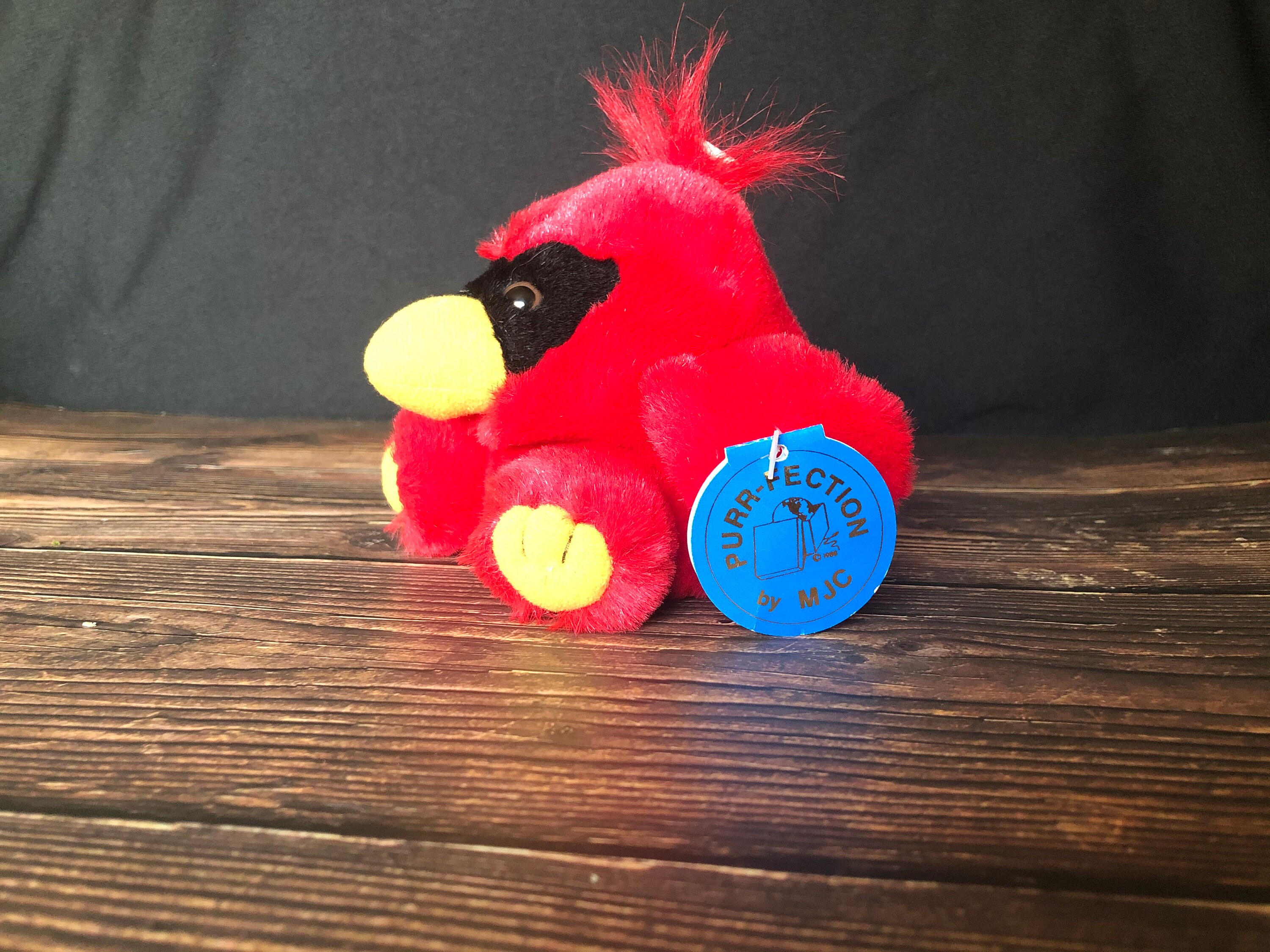 1999 Purr-fection Cushy Critter by MJC. A Baby Cardinal Named | Etsy