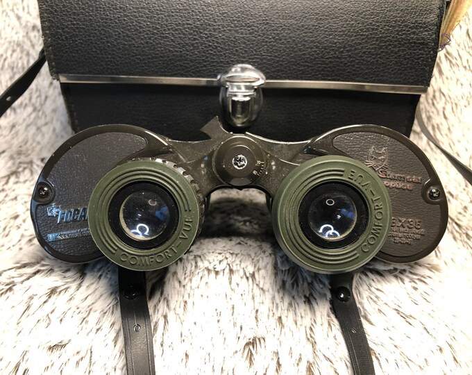 Vintage Focal Binoculars 8x35 Siam Cat Optics Night Vision Adapted W ...