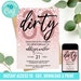 Dirty 30, 30th Birthday Invitation, Thirtieth Birthday, 30th Birthday ...