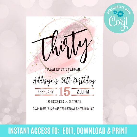 30th-birthday-invitation-30th-birthday-invitation-template-etsy