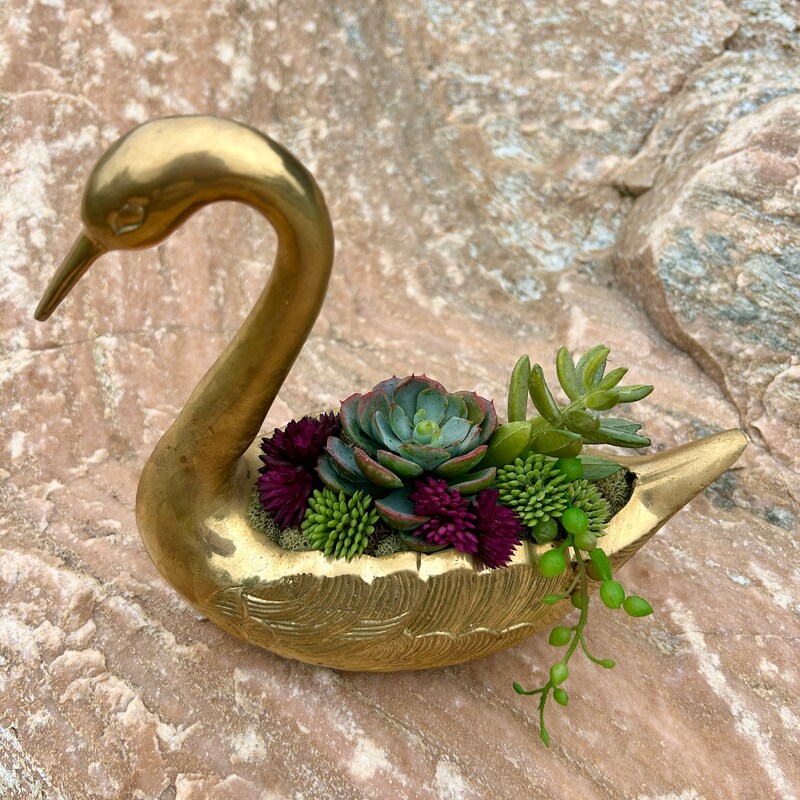 Swan Planter - Etsy