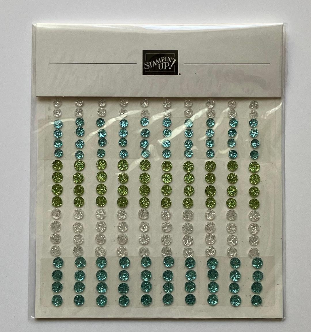 GLITTER SEQUINS Stampin up FREE Shipping Adhesive Backed Rubber ...