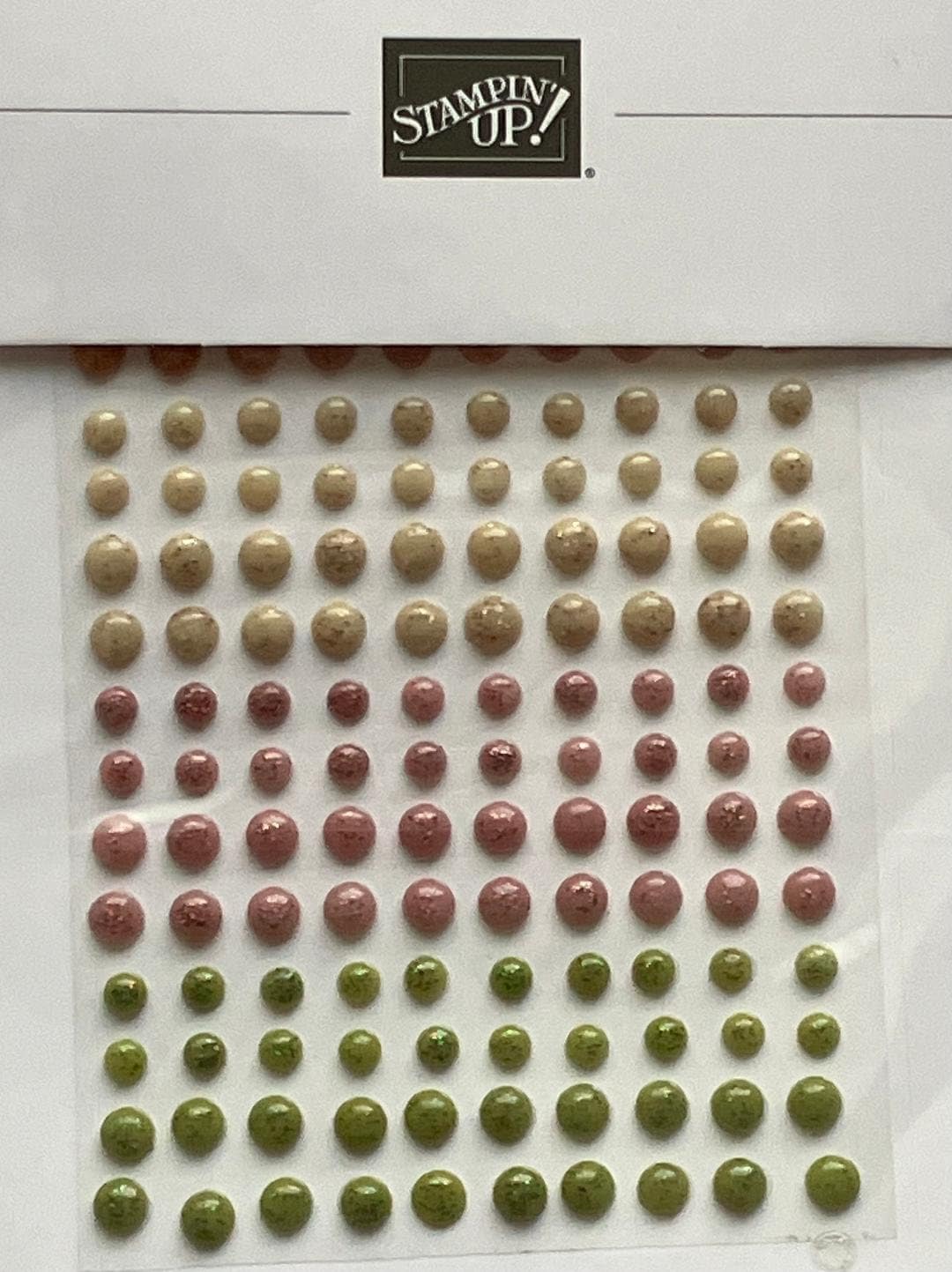 SPECKLED DOTS Stampin up Adhesive Backed Scrapbook Rubber Stamp ...