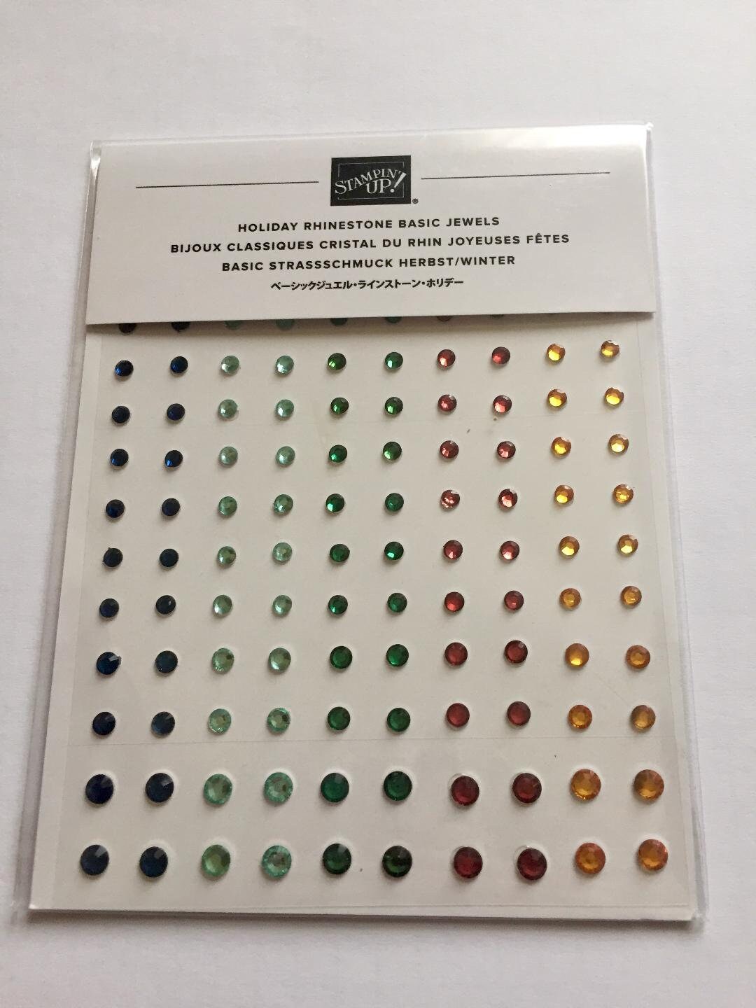 HOLIDAY RHINESTONE Basic Jewels Stampin up Scrapbooking - Etsy