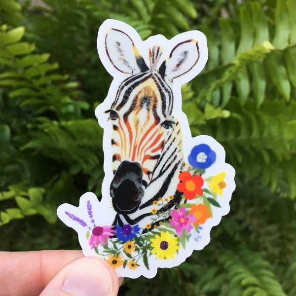 Zebra Decal - Etsy