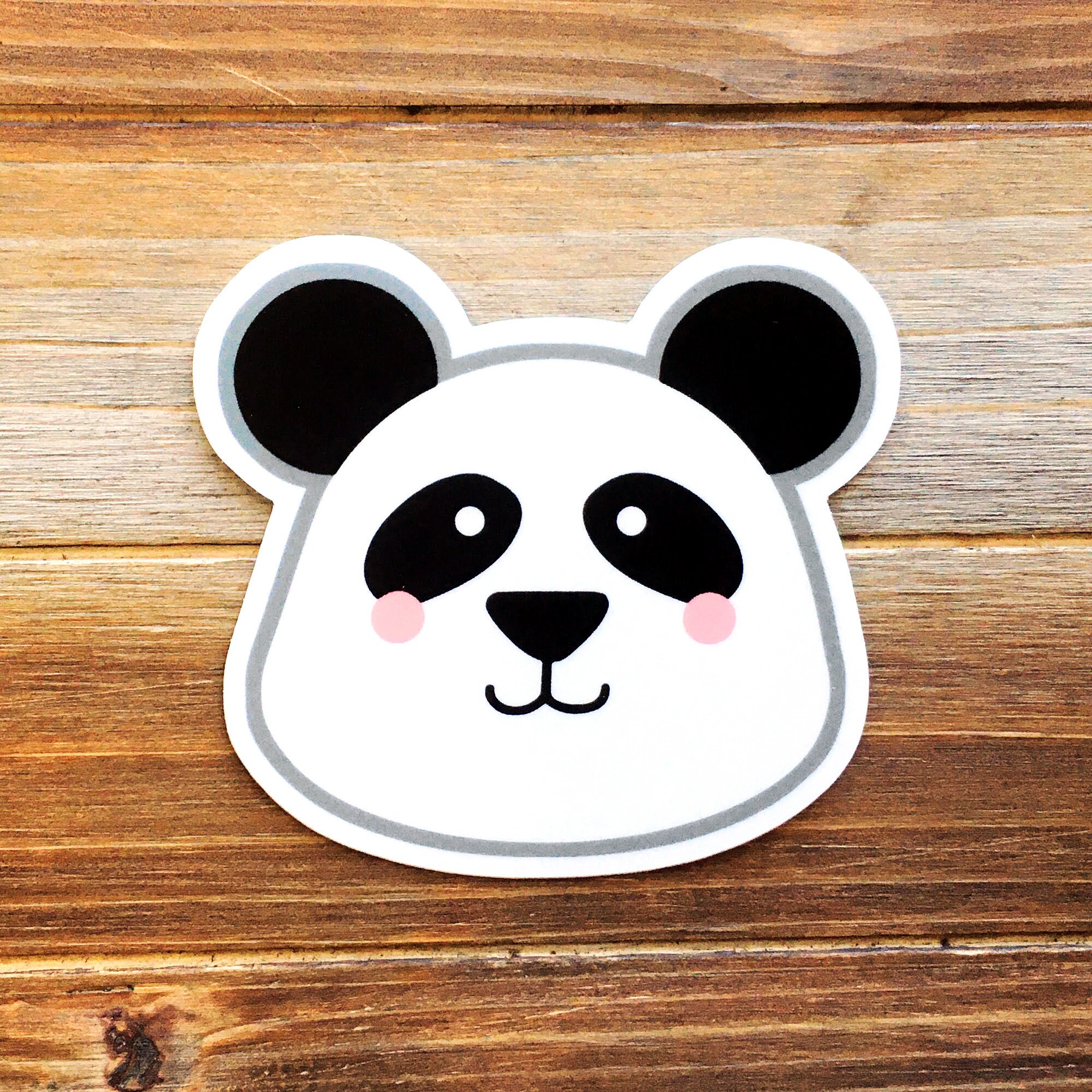 Vinyl Laptop Panda Sticker Panda Bear Sticker Water Bottle | Etsy