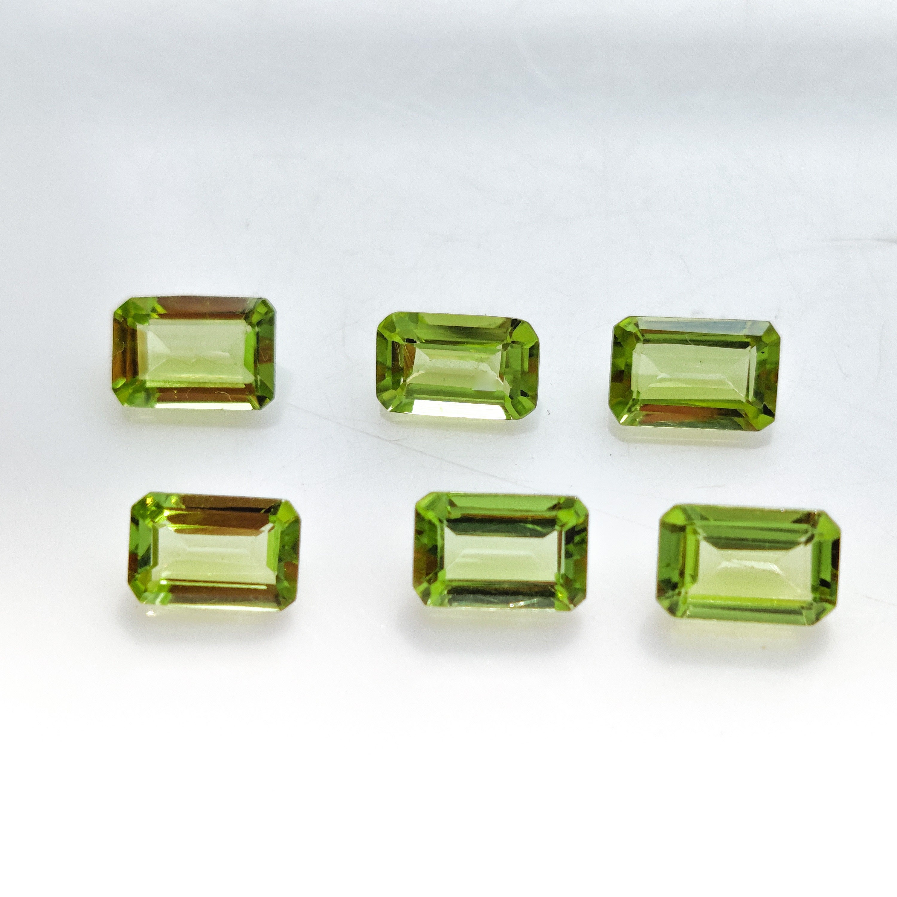 AAA Natural Arizona Peridot Octagon Cut / Fine Quality Eye | Etsy