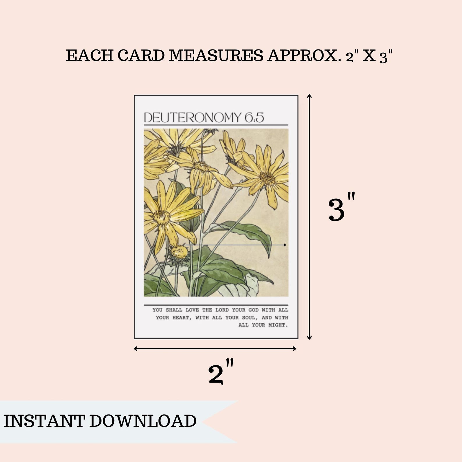 40 Memory Bible Verse Cards | Foundational Prayer Card | Christian ...
