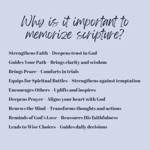 40 Memory Bible Verse Cards, Foundational Prayer Card, Christian Vision Board, Christian Gift ...