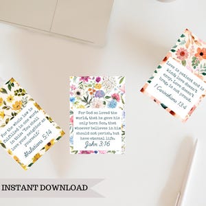 40 Memory Bible Verse Cards on LOVE| Prayer Card | Christian Vision ...