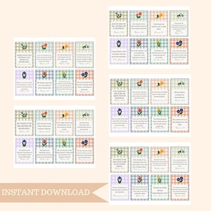 40 Memory Bible Verse Cards on Gratitude | Prayer Card | Christian ...