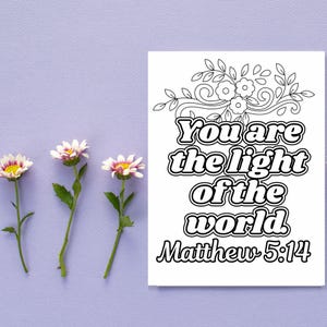 24 Bible Verses Coloring Pages | Sunday School Activity | Christian ...