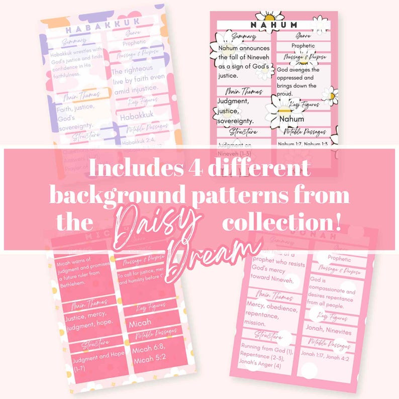 66-book Bible Study Guide Printable | Hyperlinked Study Sheets for Each ...