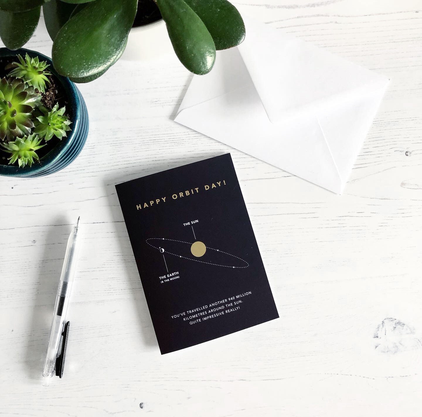 Happy Orbit birth Day Card A6 | Etsy UK