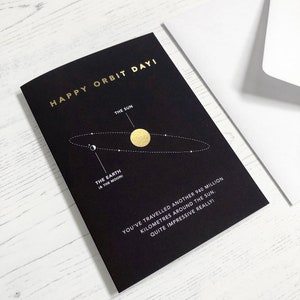 Happy Orbit (birth) Day Card - A6 - Etsy