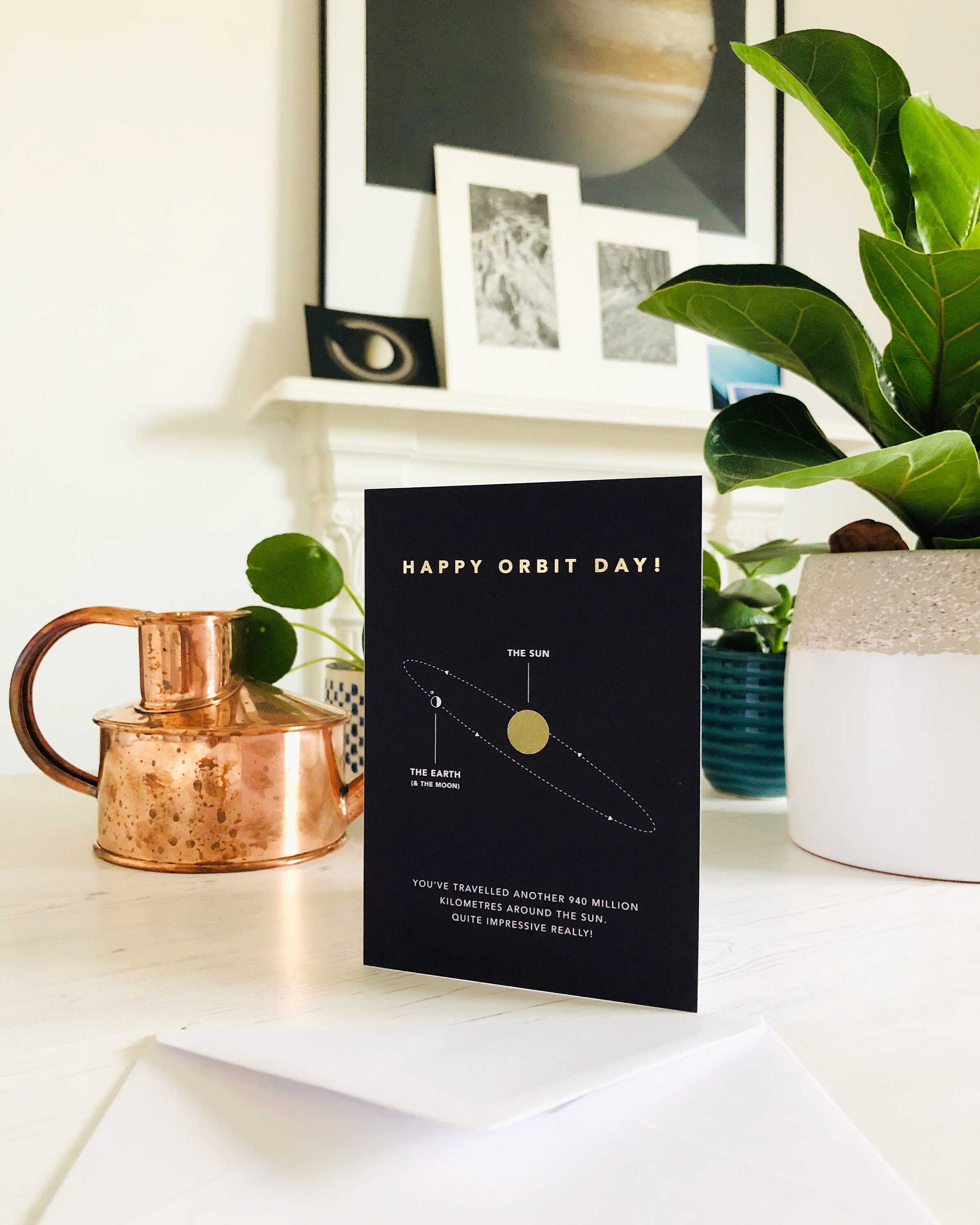 Happy Orbit birth Day Card A6 | Etsy UK