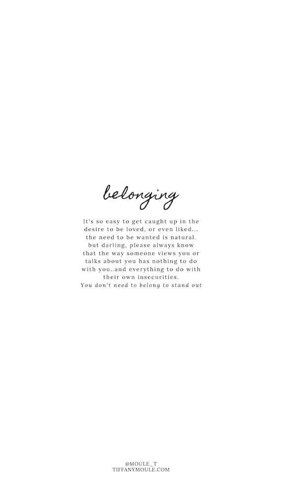 Where You Belong Quotes