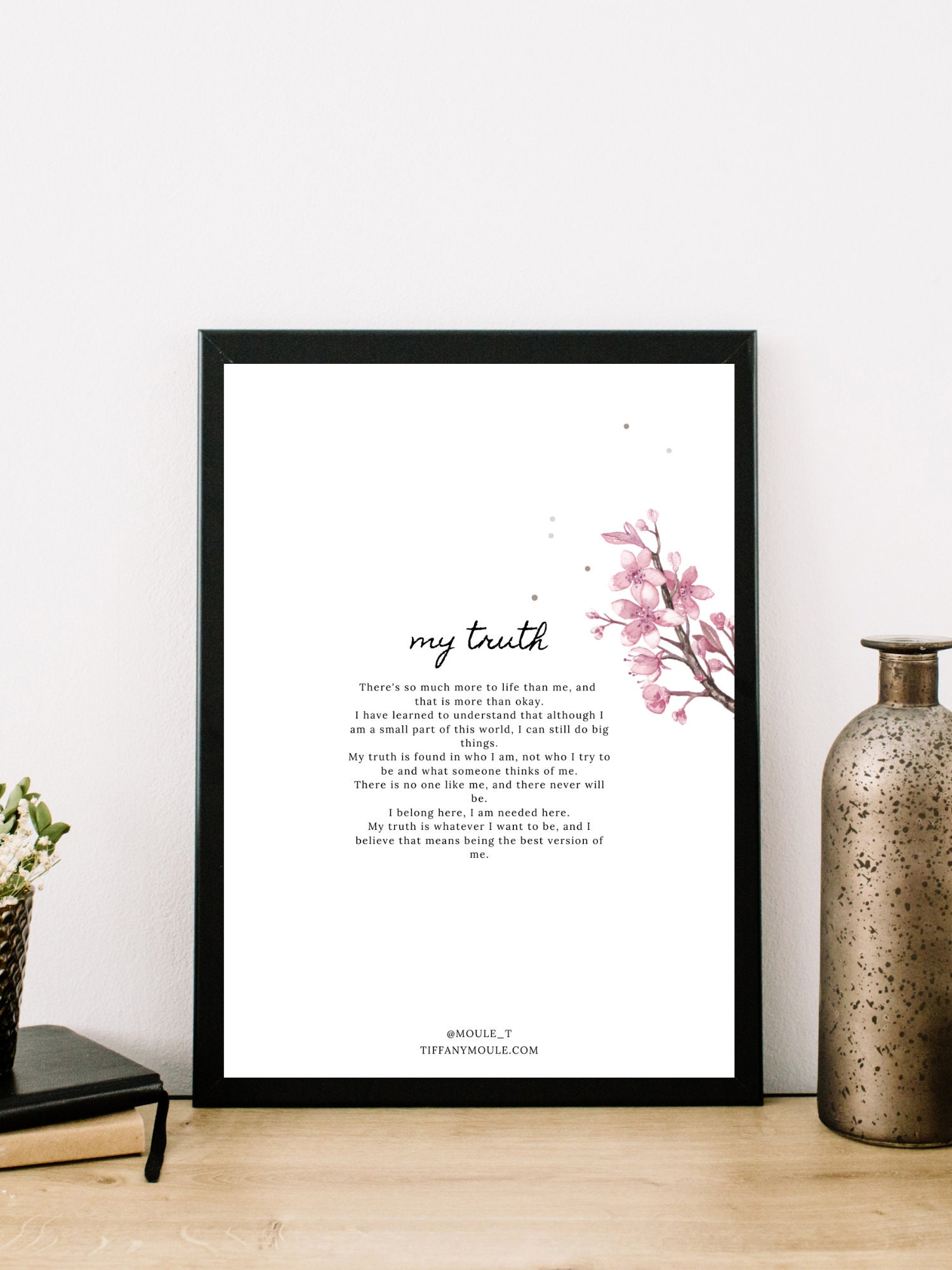 My Truth Quote by Tiffany Moule - Etsy